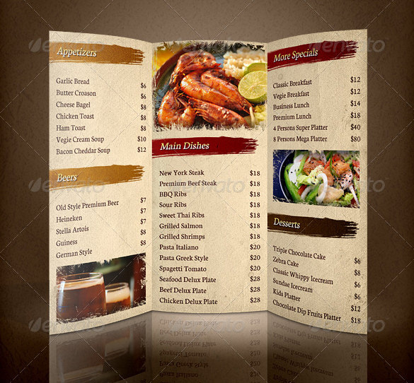 47+ Restaurant Brochure Templates - PSD, EPS, AI, InDesign, Word, PDF ...