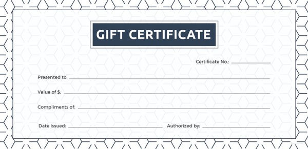 12+ Blank Gift Certificate Templates – Free Sample, Example Format ...