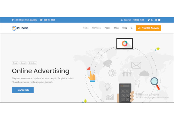 28+ Social Media Website Themes & Templates