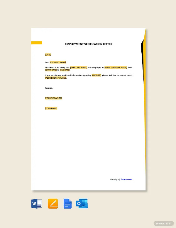 14+ Employment Letter Template - DOC, PDF