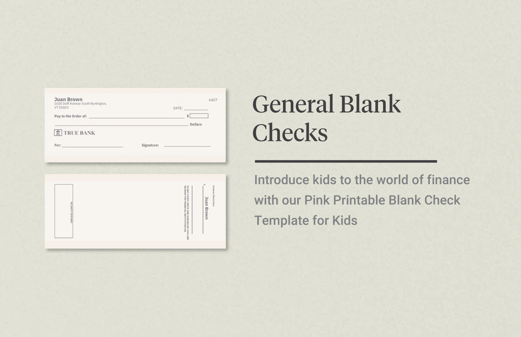 28+ Blank Check Template - DOC, PSD, PDF & Vector Formats