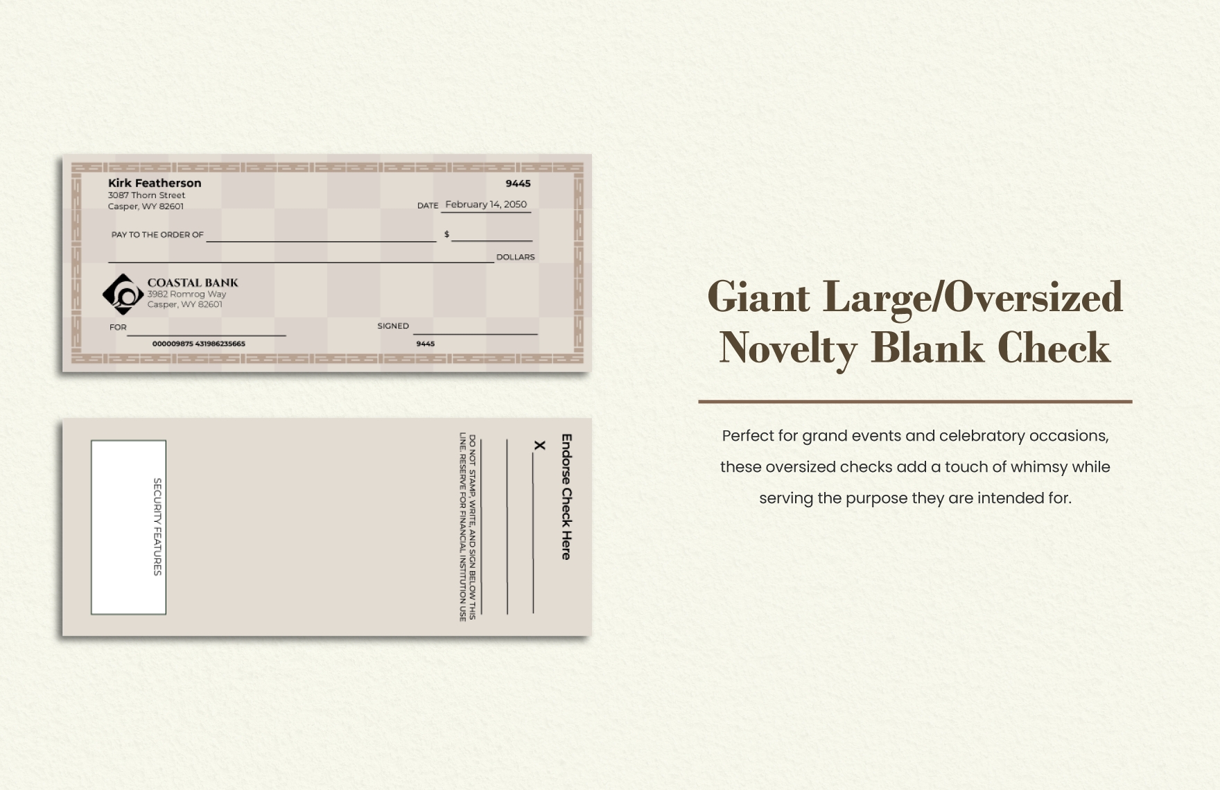 28+ Blank Check Template - DOC, PSD, PDF & Vector Formats