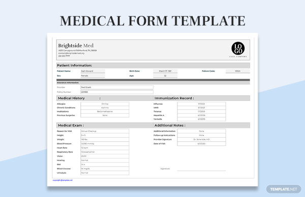 11+ Printable Medical Authorization Forms - PDF, DOC
