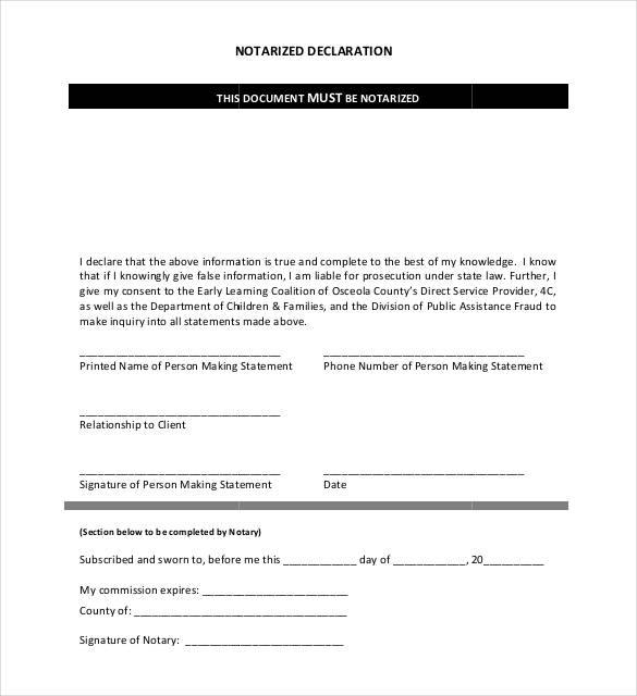32+ Notarized Letter Templates - PDF, DOC