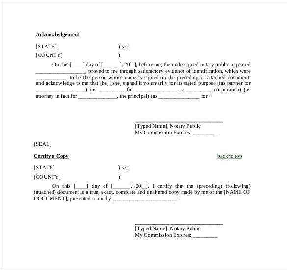 32+ Notarized Letter Templates - PDF, DOC