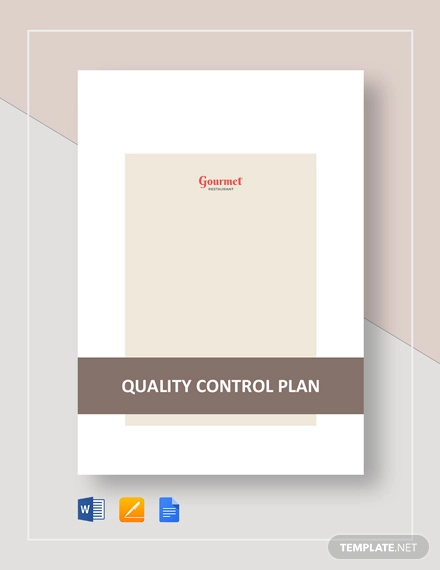 15+ Quality Control Plan Templates in Word | Google Docs | Apple Pages ...