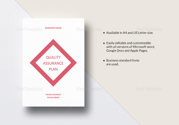 16+ Quality Assurance Plan Templates - Word, PDF, Google Docs