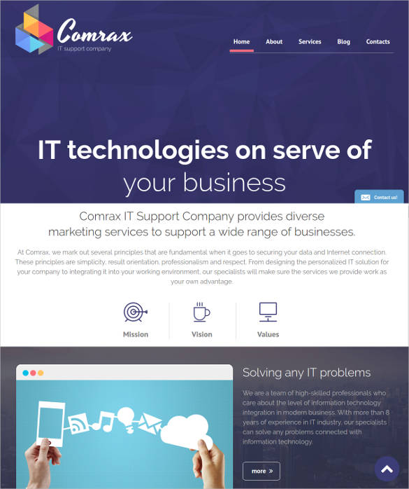 28+ Social Media Website Themes & Templates