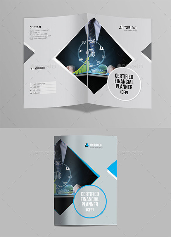 37 Half Fold Brochure Templates