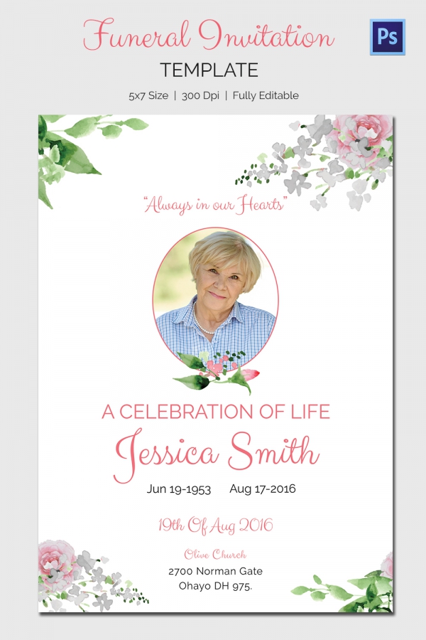 Obit Template 21 Word PSD Format Download