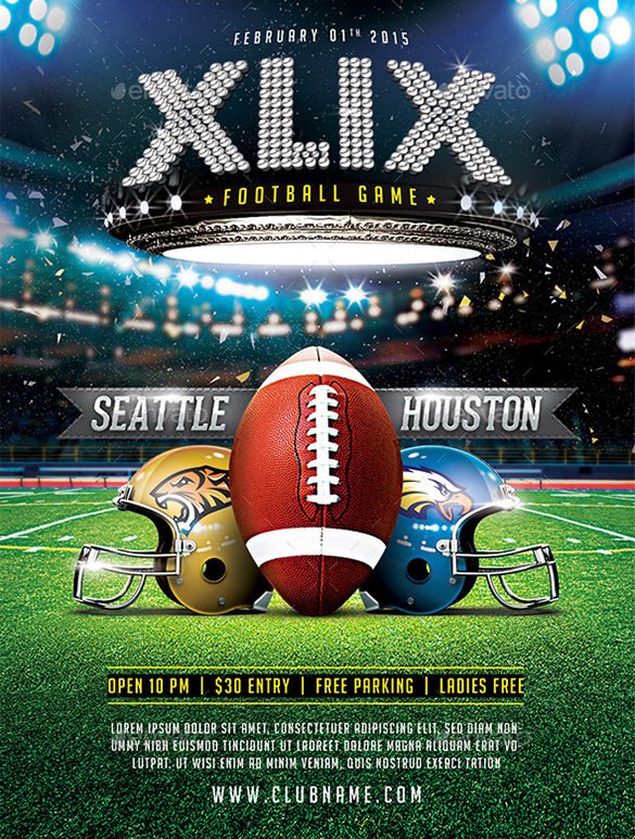28 Football Flyer Templates PSD EPS AI InDesign