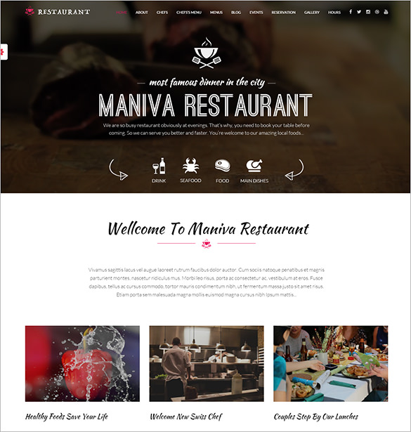 20+ Restaurant PHP Themes & Templates