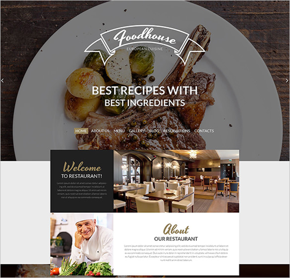 22+ Restaurant Blog Themes & Templates