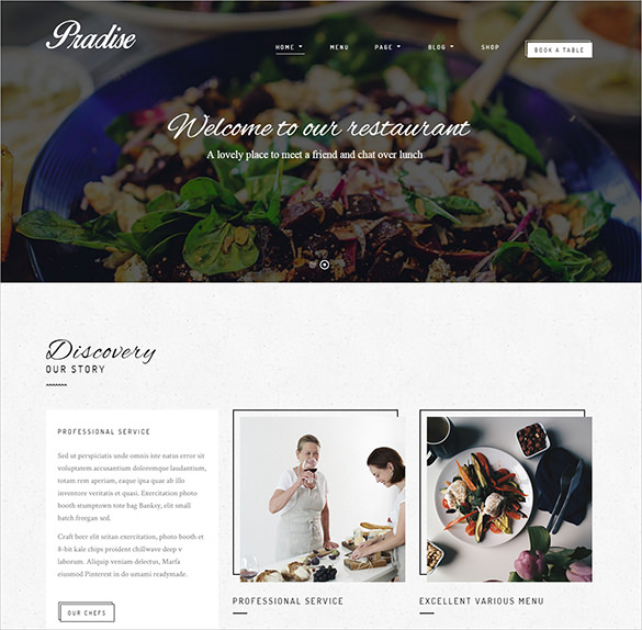 22+ Restaurant Blog Themes & Templates