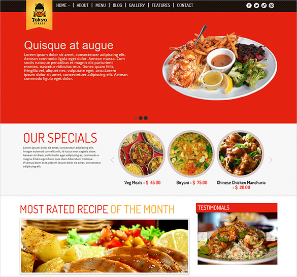 22+ Restaurant Blog Themes & Templates