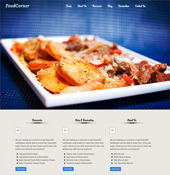 20+ Restaurant Blog Themes & Templates | Free & Premium Templates