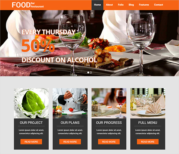22+ Restaurant Blog Themes & Templates