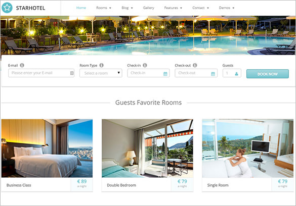 24+ Hotel Bootstrap Themes & Templates