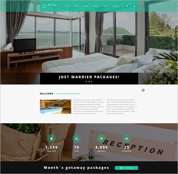 24+ Hotel Bootstrap Themes & Templates
