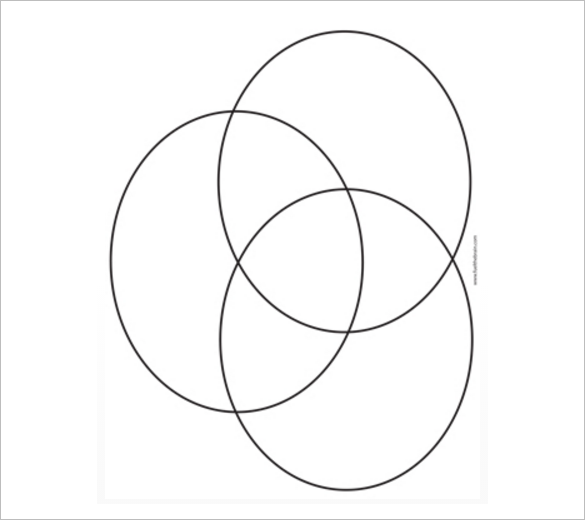 Triple Venn Diagram Templates 9 Word PDF Format Download 