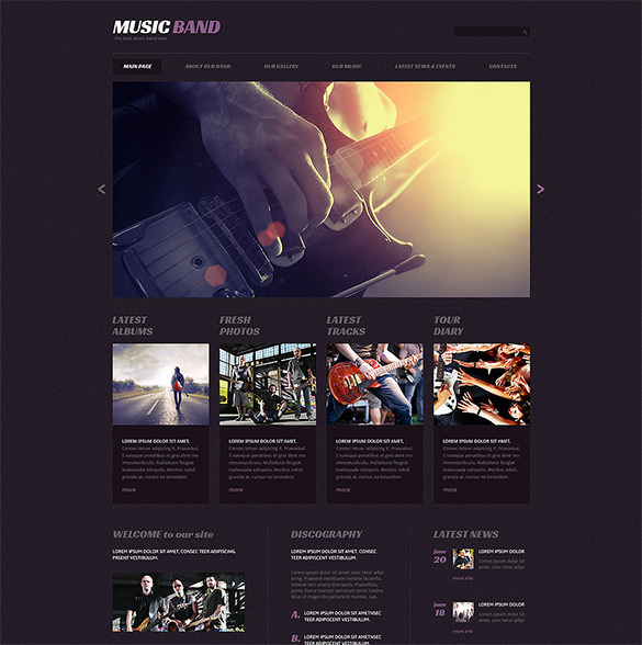 21+ Music Blog Themes & Templates