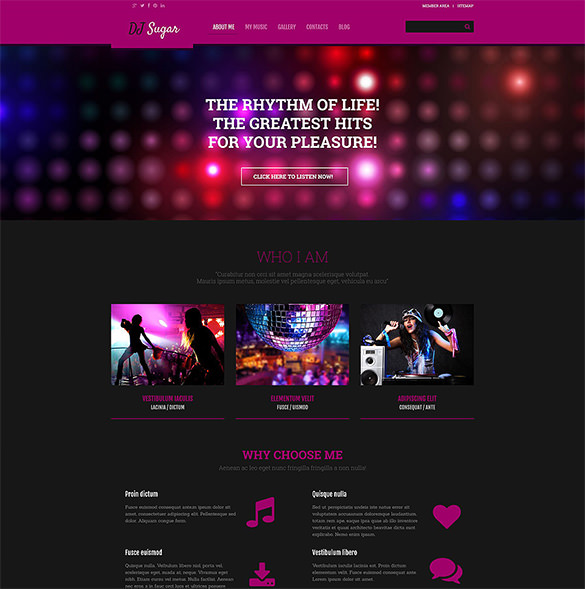 21+ Music Blog Themes & Templates