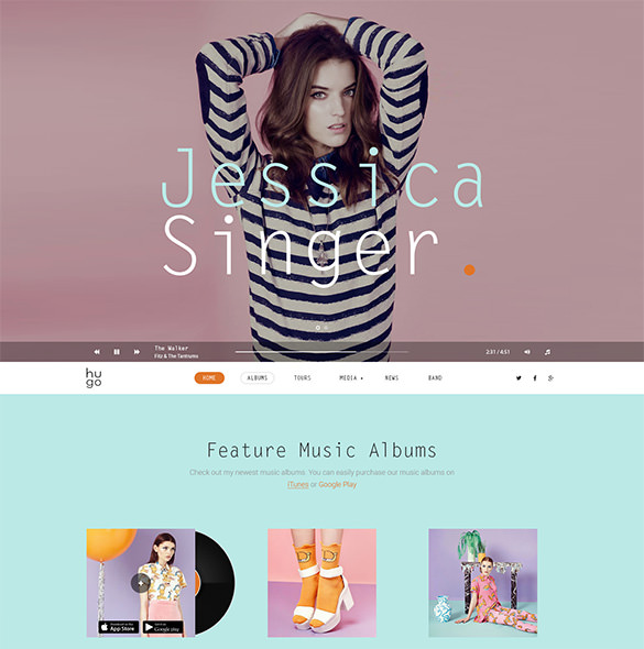 15+ Music Bootstrap Themes & Templates