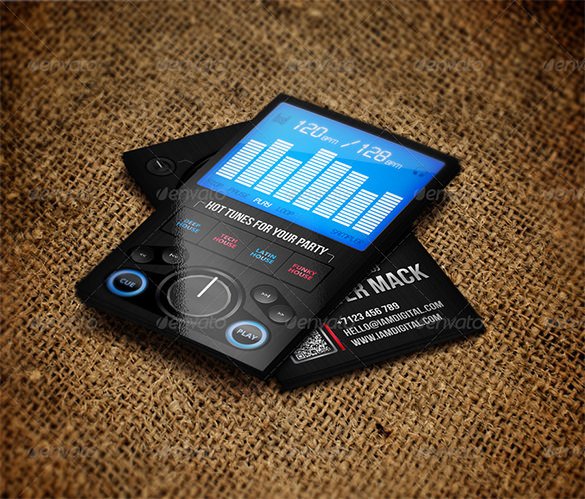 28+ DJ Business Cards Templates - Photoshop, Ms Word, Publisher, AI