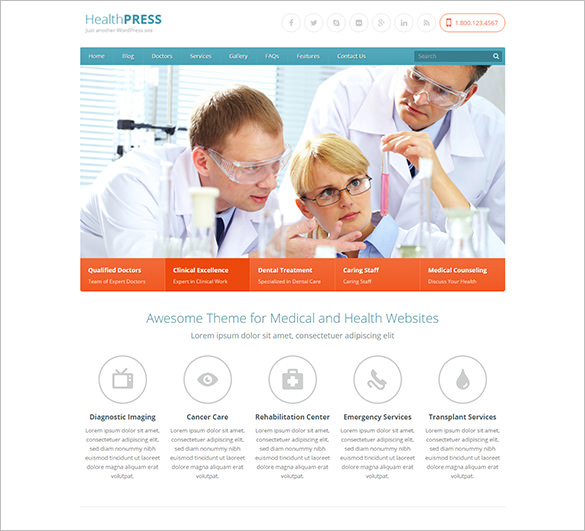 14+ Medical Blog Themes & Templates