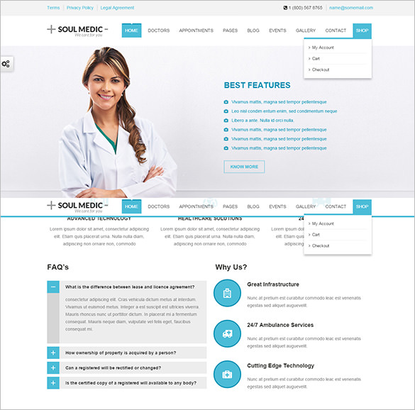 14+ Medical Blog Themes & Templates