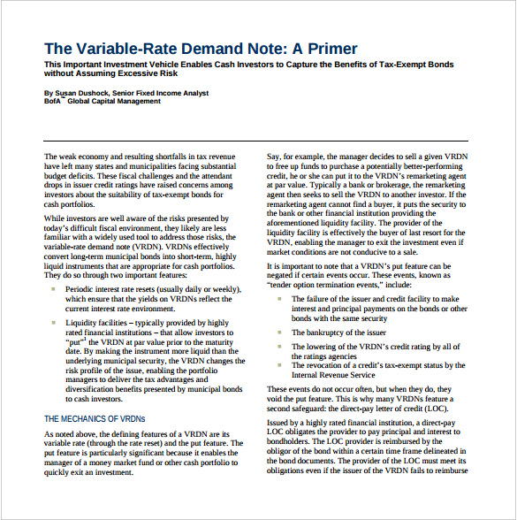 Demand Note Template – 5+ Free Word, PDF Format Download!