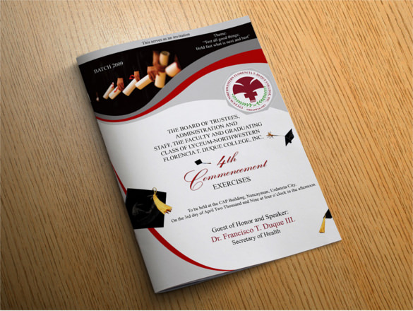 16+ Graduation Brochure Templates – Free PSD, EPS, Illustrator, AI, PDF ...