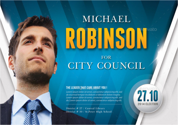 12 Election Brochure Templates Free PSD EPS Illustrator AI PDF 