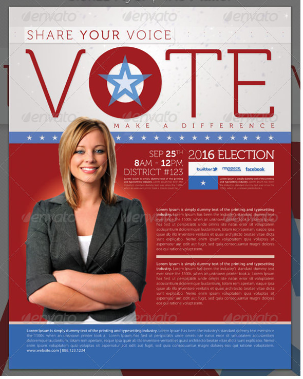 12+ Election Brochure Templates - Free PSD, EPS, Illustrator, AI, PDF ...