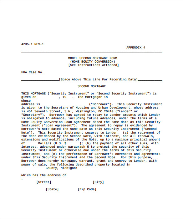 Mortgage Note Templates – 6+ Free Word, Format Download!