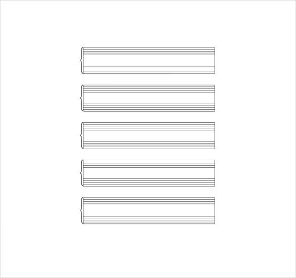 Musical Note Template – 9+ Free PDF, EPS Format Download!