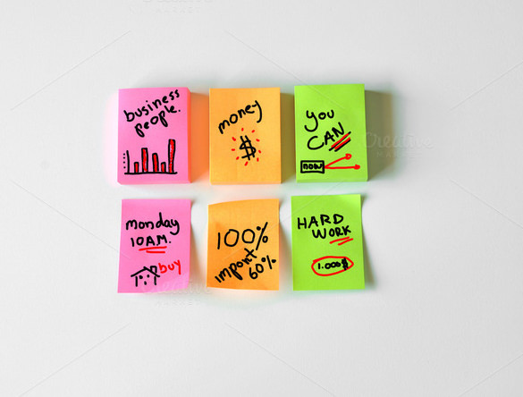 16+ Sticky Note Templates – Free Sample, Example, PDF, EPS, PSD, Format ...