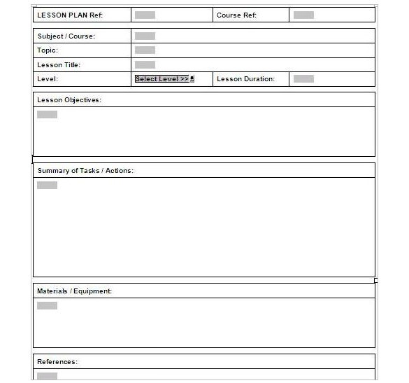How To Create A Lesson Plan In Word Tutorial