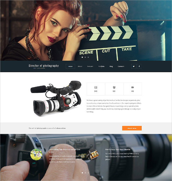30+ Photography Blog Themes & Templates | Free & Premium Templates