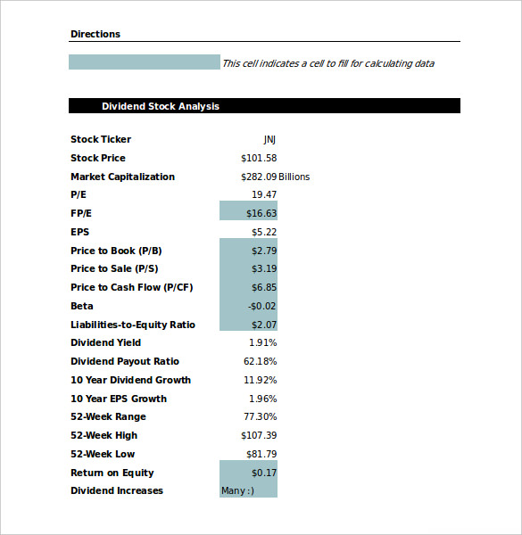 9+ Stock Analysis Templates - Word, PDF, AI