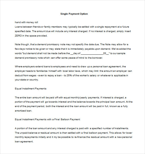 20+ Promissory Note Templates - Google Docs, MS Word, Apple Pages