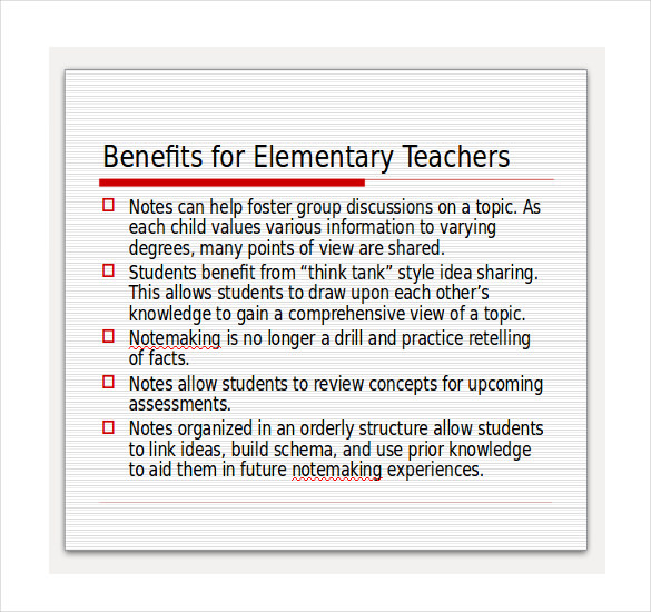 6+ Cornell Notes PowerPoints - Free Sample, Example, Format Download