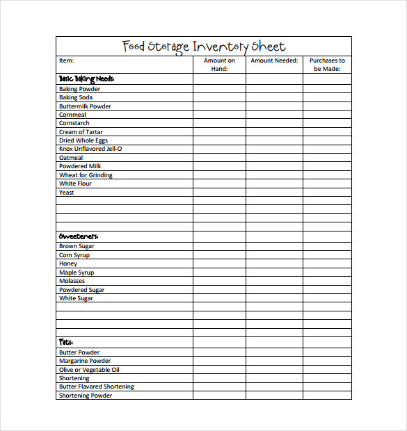 Inventory Template – 25+ Free Word, Excel, PDF Documents Download!
