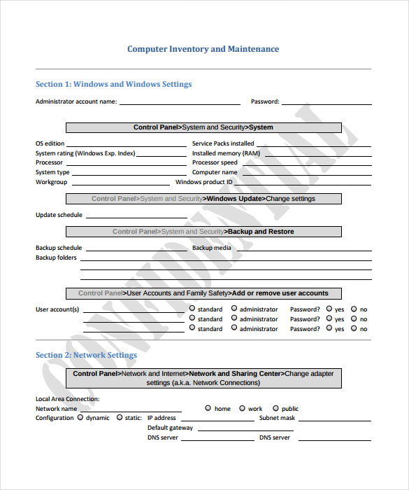 Inventory Template – 25+ Free Word, Excel, PDF Documents Download ...