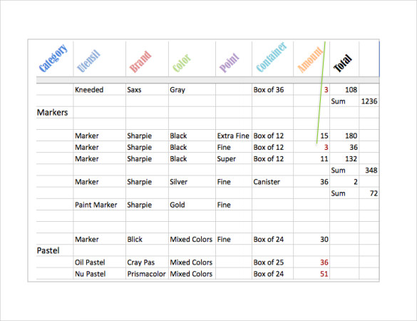 Inventory Template – 25+ Free Word, Excel, PDF Documents Download!