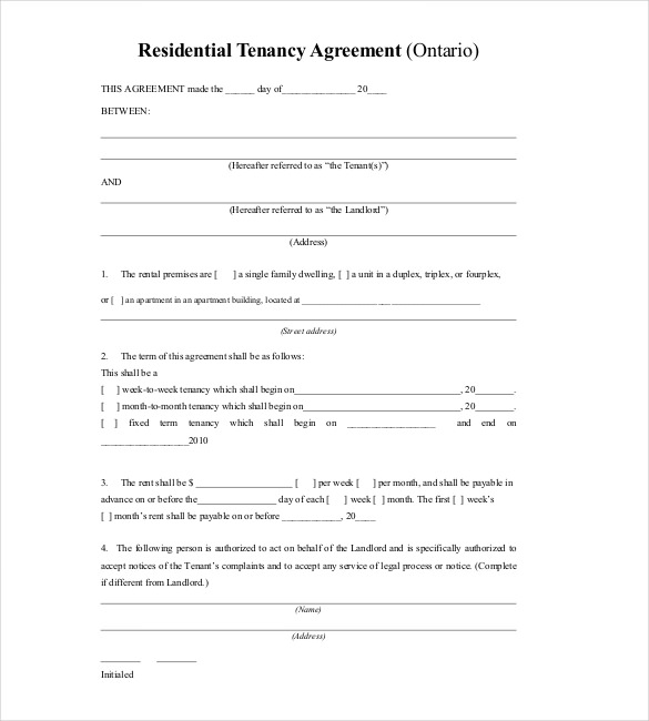 17+ Lease Template - DOC, PDF