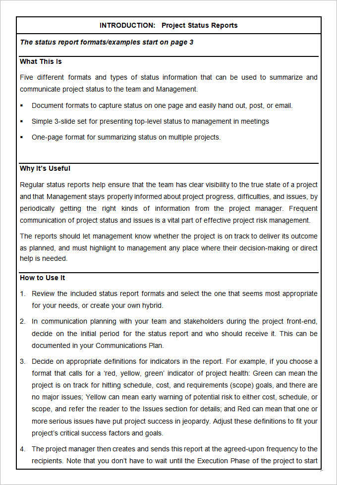 16+ Project Template - DOC, PDF, PPT