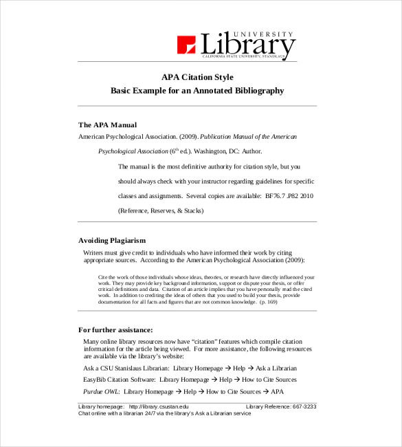 Annotated Bibliography Template - 2+ Free Word, Excel, PDF Documents ...