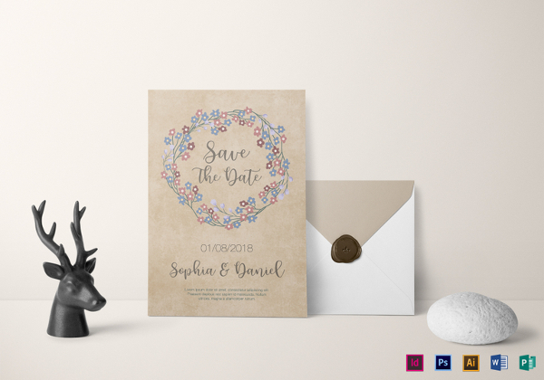 28+ Rustic Wedding Invitation Design Templates - PSD, AI
