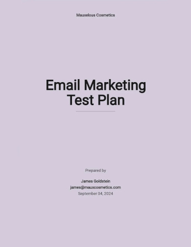 26+ Simple Test Plan Templates - Word, PDF